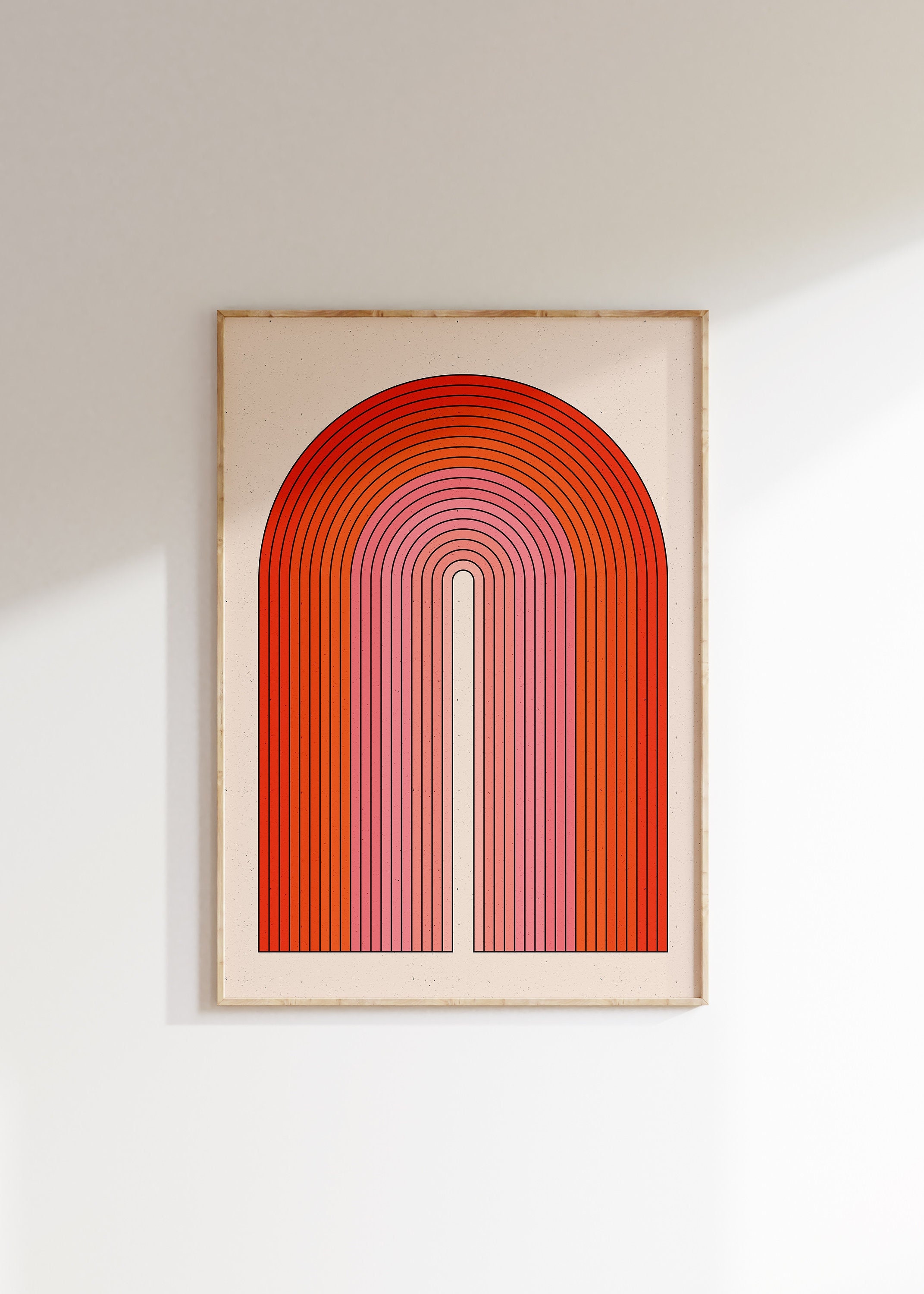 70s Art Print Trendy Wall Art 70s Poster Midcentury Modern - Etsy