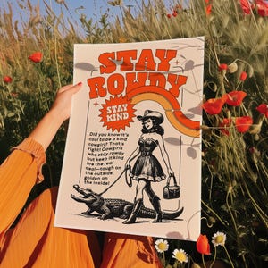 Cool to Be Kind Print | Cowboy Quote Print, Cool to Be Kind Printable ...