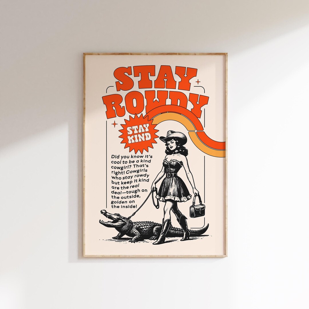 Cool to Be Kind Print | Cowboy Quote Print, Cool to Be Kind Printable ...