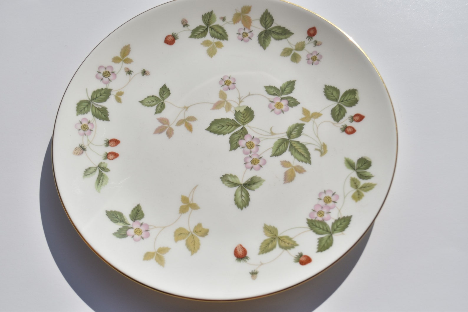 Wedgwood Bone China Wild Strawberry Authentic Made in England | Etsy