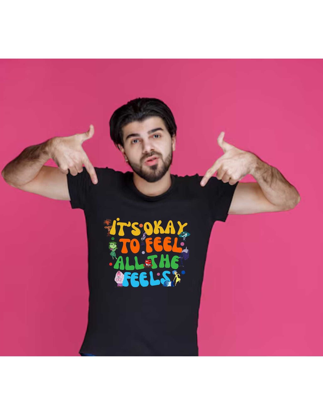 Disney Inside Out It's Okay to Feel All the Feels Shirt Disney Every ...