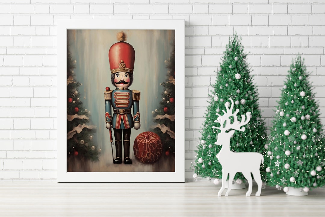 Christmas Cute Nutcracker Man Illustration Art Print - Etsy