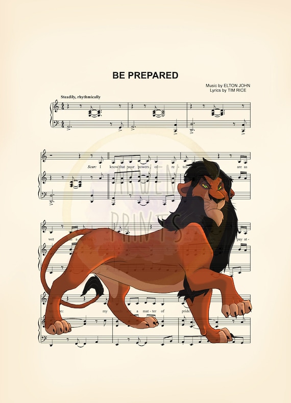 Lion King Scar Be Prepared Lyrics