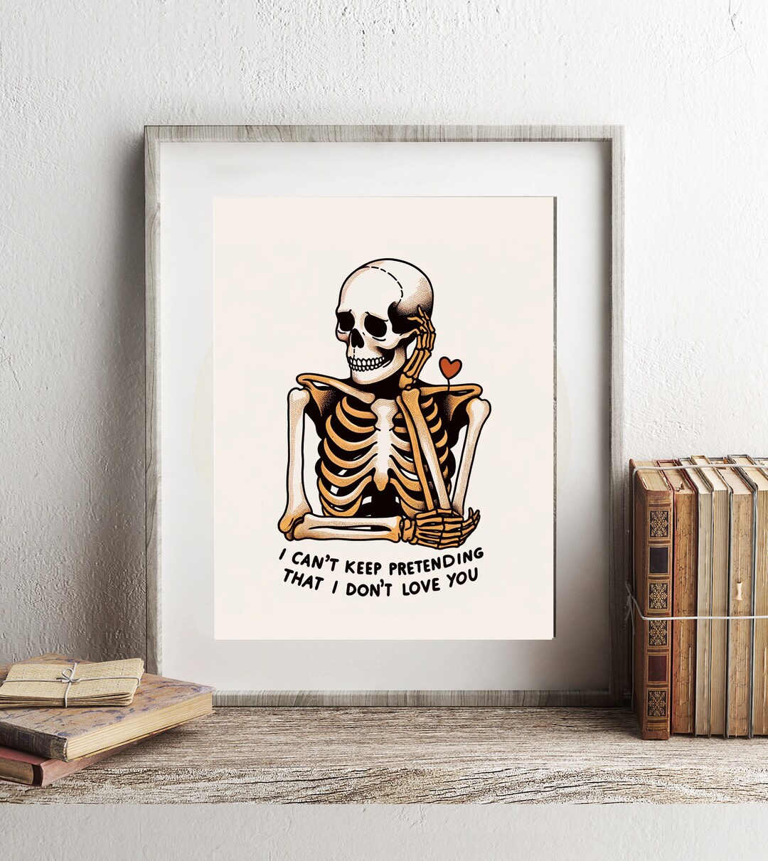 Country Music Skeleton I Can’t Keep Pretending That I Don’t Love You ...