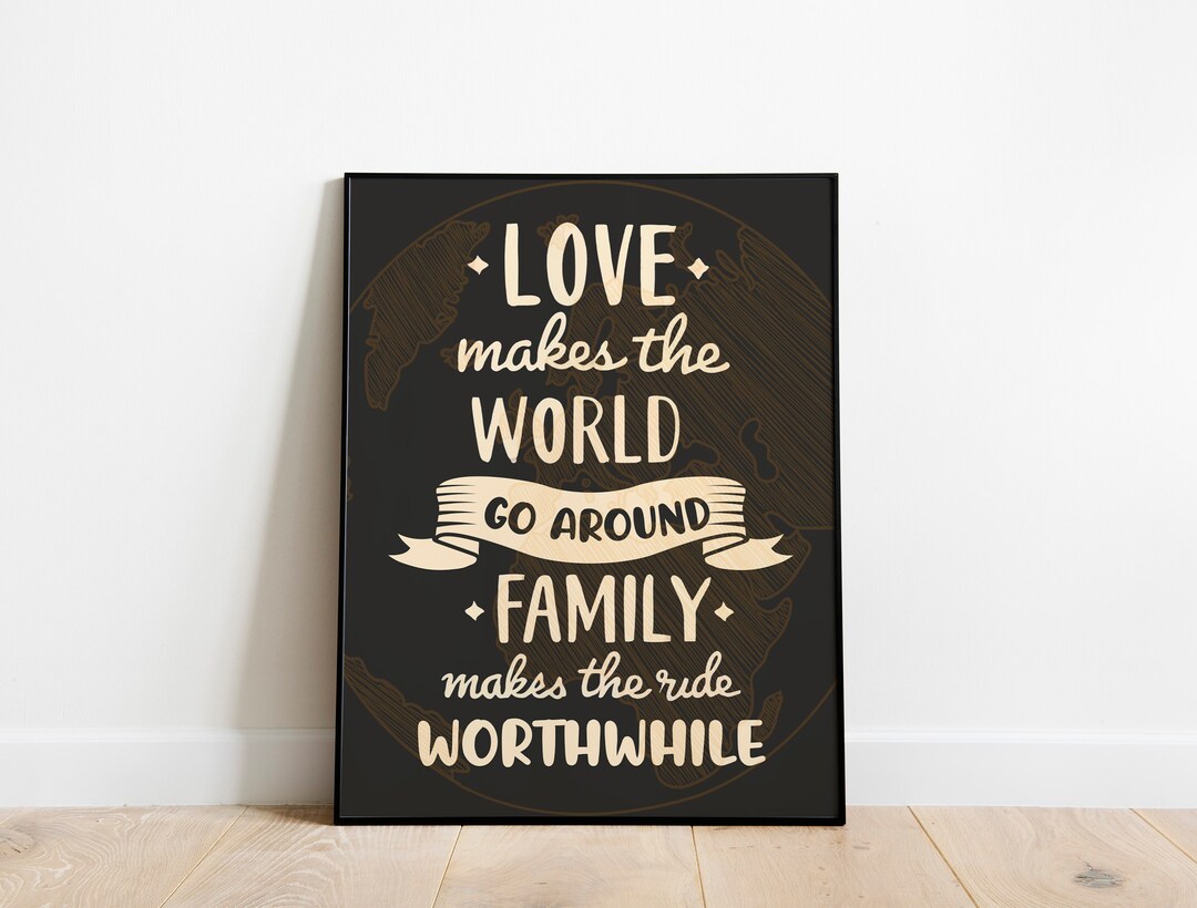 Family Love Art Print - Etsy