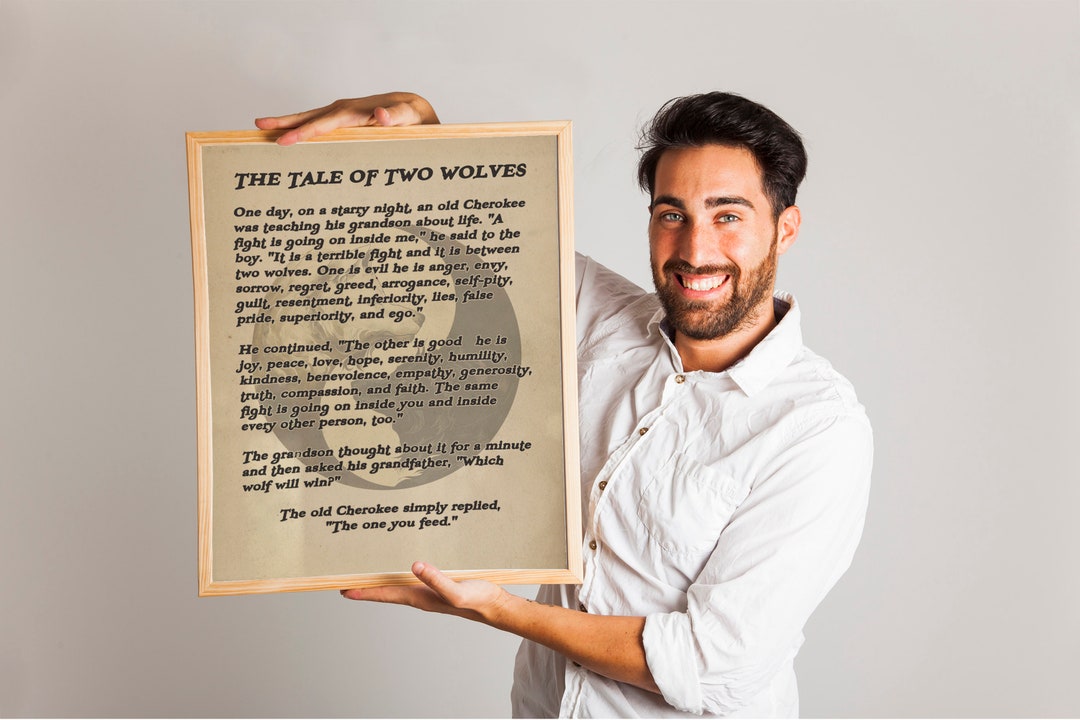 Motivational Wolves Art Print, Mental Motivation, Positivity, Life ...