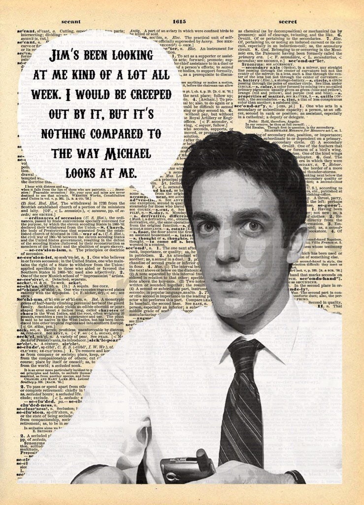 The Office Ryan Howard Quote Dictionary Art Print - Etsy Israel