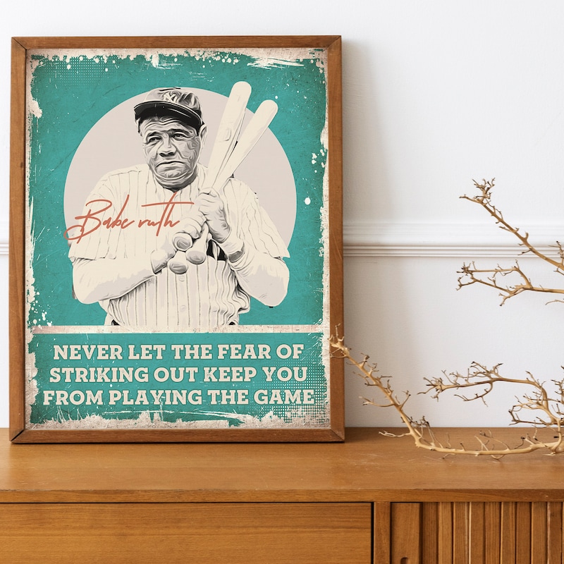 Babe Ruth - Etsy