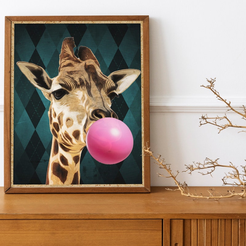 Giraffe Wall Decor - Etsy