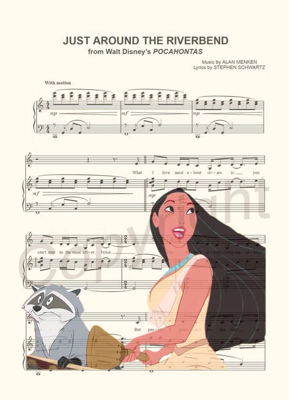 Pocahontas Just Around The Riverbend Lyrics