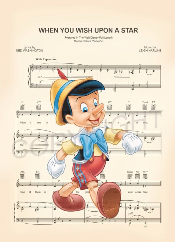 When You Wish Upon A Star Pinocchio