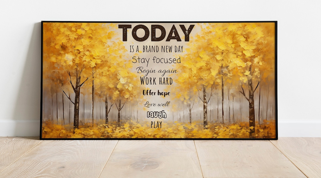 Motivational Quote Canvas Art Print, Motivational Wall Decor - Etsy