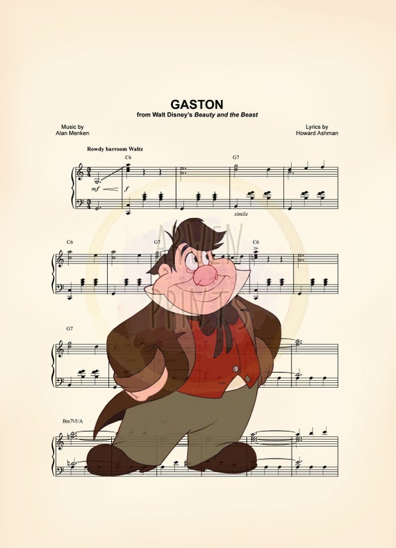 Disney Beauty And The Beast Gaston Song Lyrics