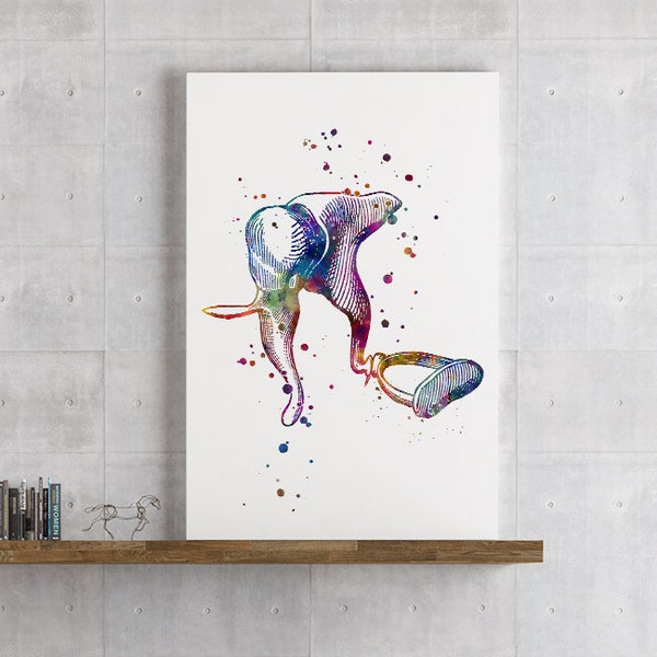 Watercolor Ear Anatomy - Etsy