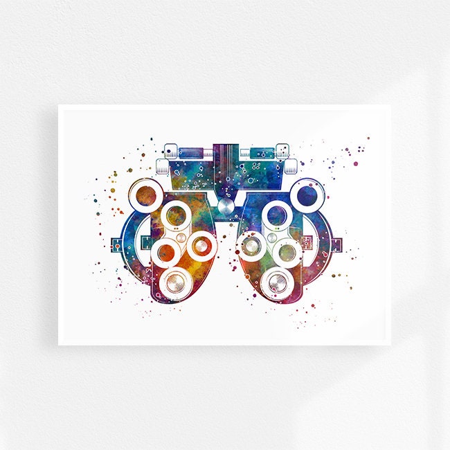 Ophthalmologist Gift, Ophthalmology Art Set of 4 Prints, Optometry Art ...