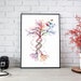 Genetic Science Art DNA Tree of Life Watercolor Print Genetics ...