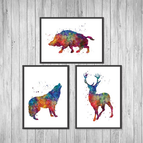 Home & Living Home Décor Prints Hunting Poster Hunting Art Nursery ...