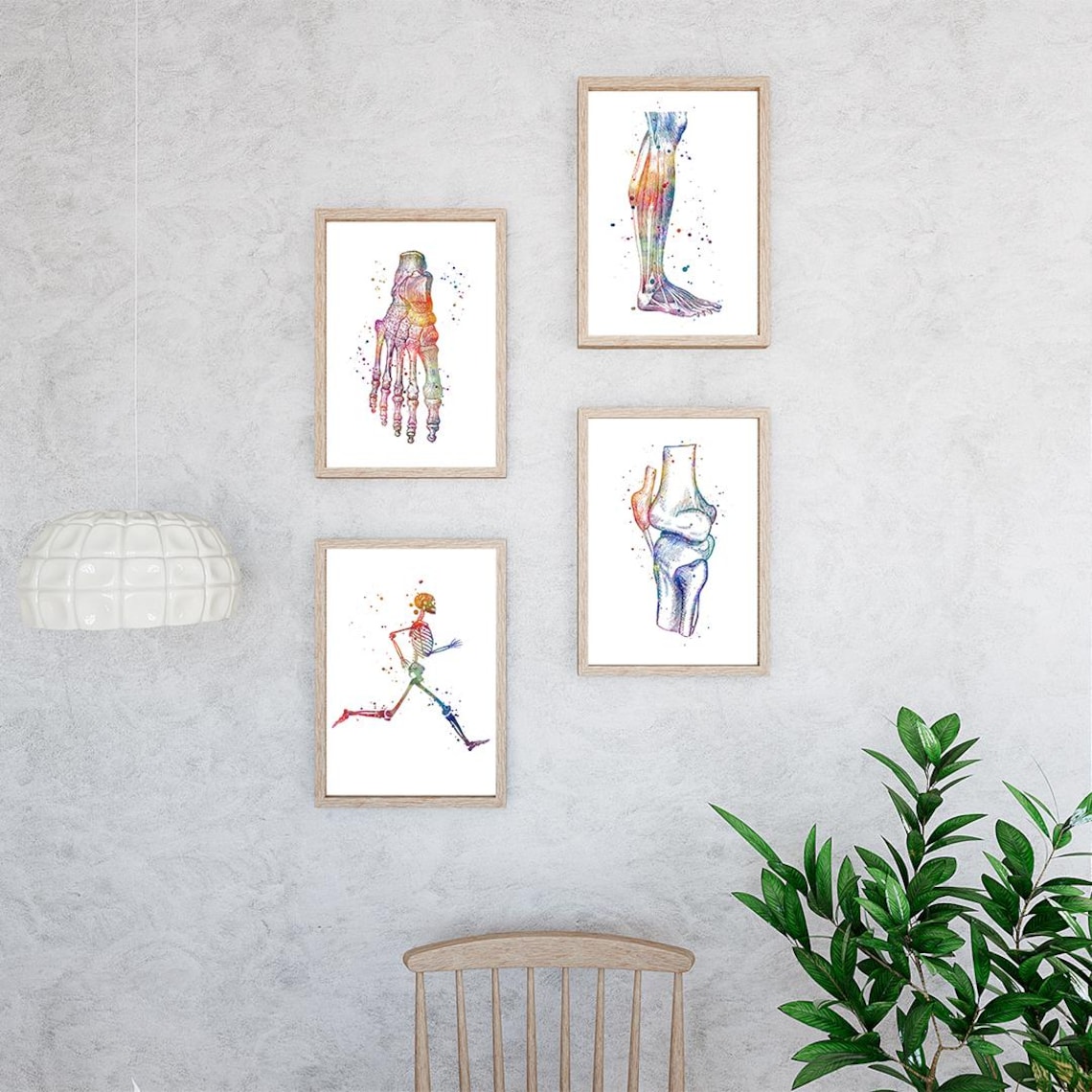 Physical Therapy Clinic Wall Art, Physiotherapist Office Decor ...