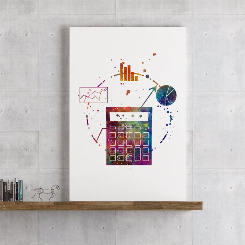 Accountant Wall Art Accounting Office Decor Bookkeeper Gift - Etsy