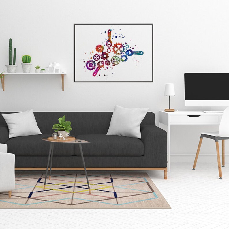 Mechanical Engineering Art Print Mechanical Engineer Gift - Etsy