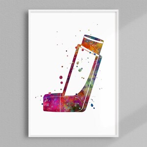 Inhaler, Puffer, Allergy Spray Watercolor Print, Respiratory Therapist ...