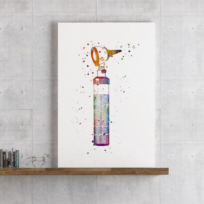 Otoscope Print, Audiology Wall Art, Audiologist Gift, Hearing Clinic ...