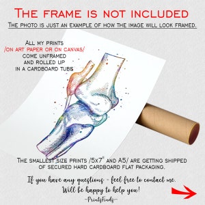 Knee Joint Anatomy Art Watercolor Print - Orthopedic Surgeon Gift ...