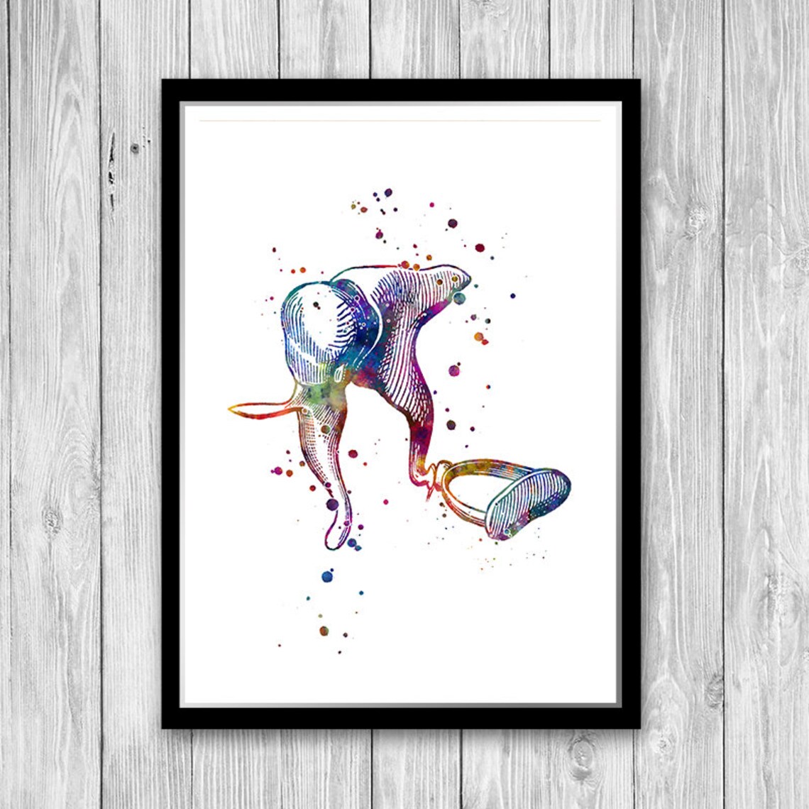 Audiology Art Human Ear Anatomy Watercolor Prints Set of 4 - Etsy UK