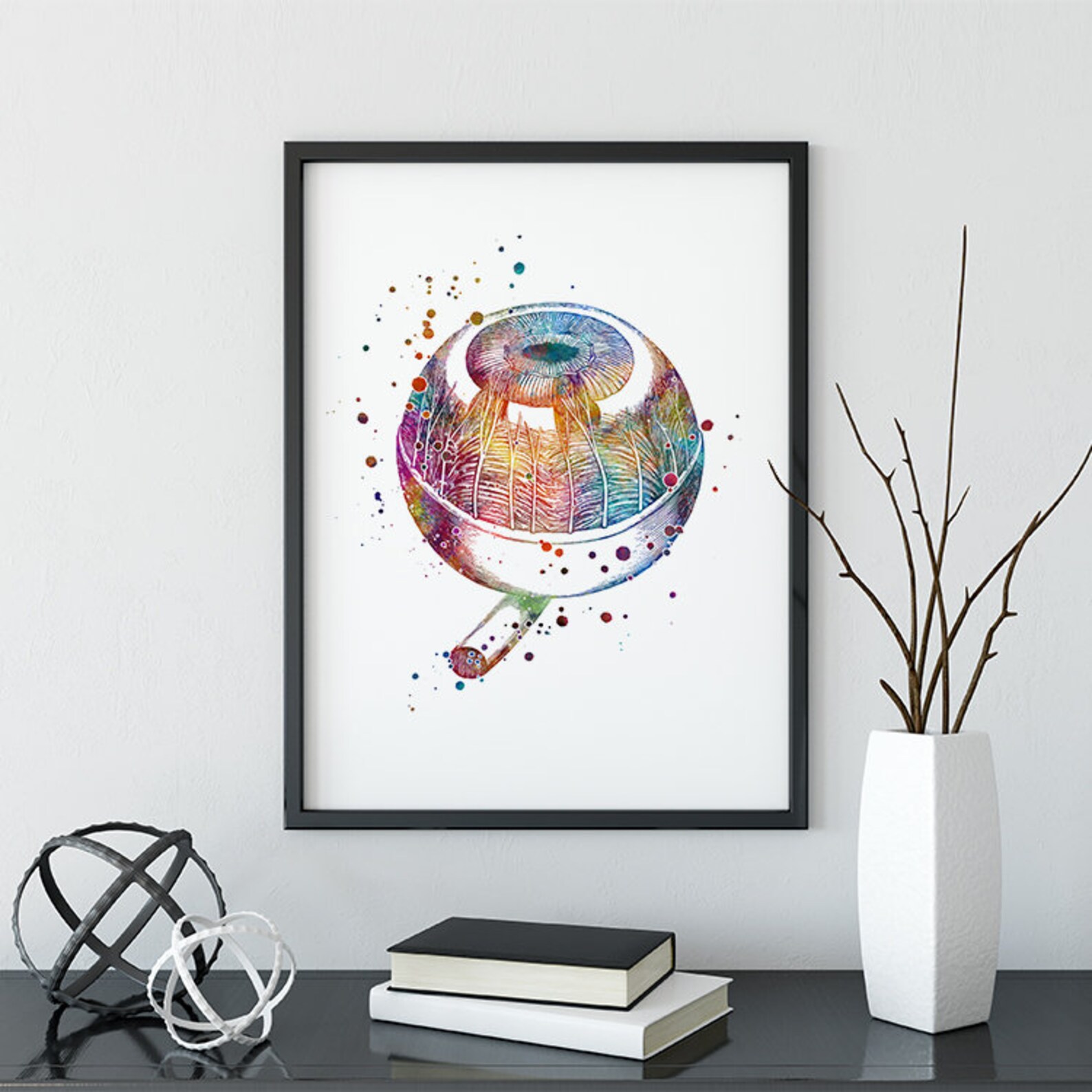 Eye Doctor Office Decor Human Eye Anatomy Art Watercolor - Etsy