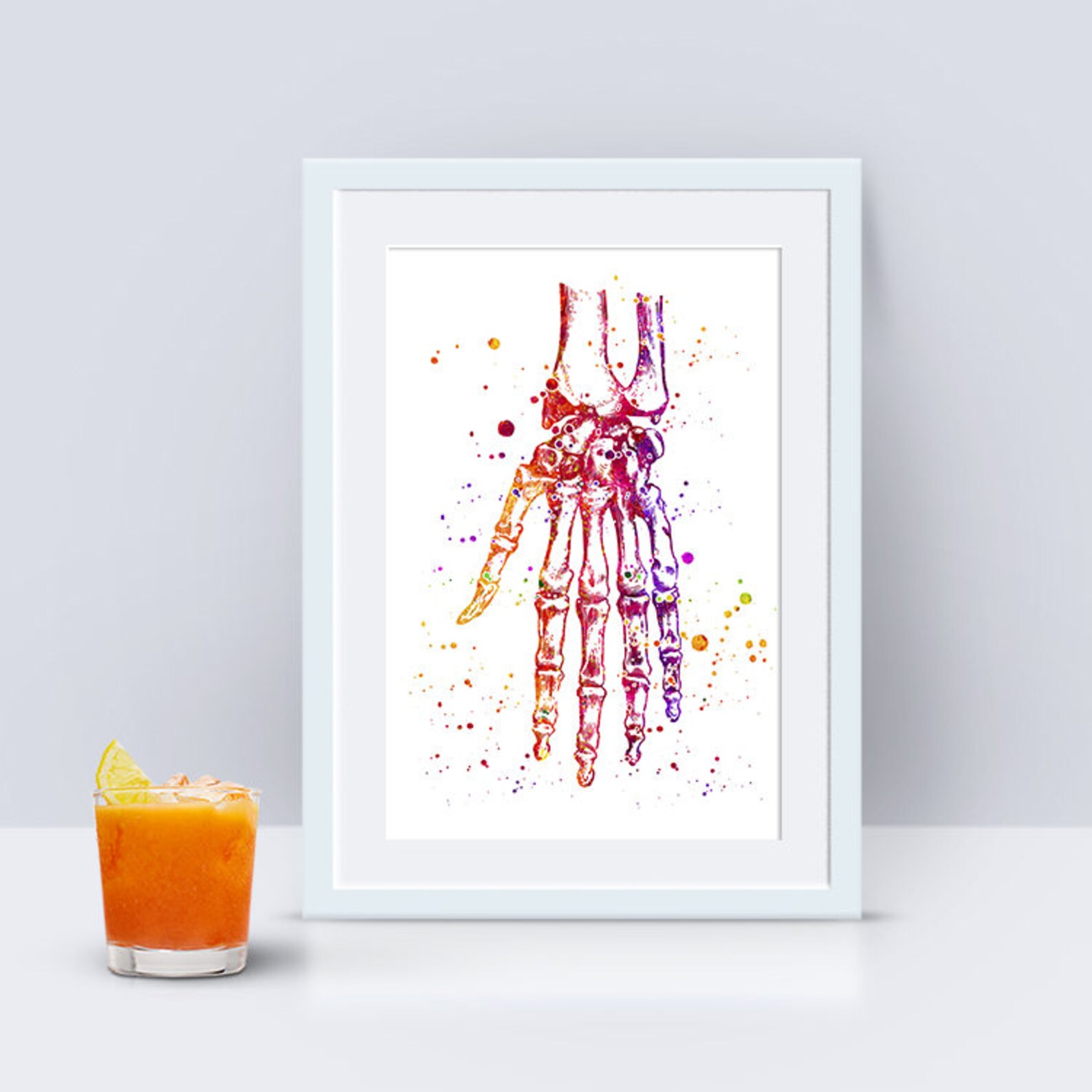 Orthopedic Surgeon Gift Hand Anatomy Art Print Medical Wall - Etsy