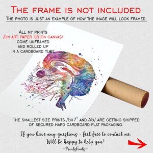 Neuroscience Art, Brain Cranial Nerves Anatomy Art Poster, Neurologist ...