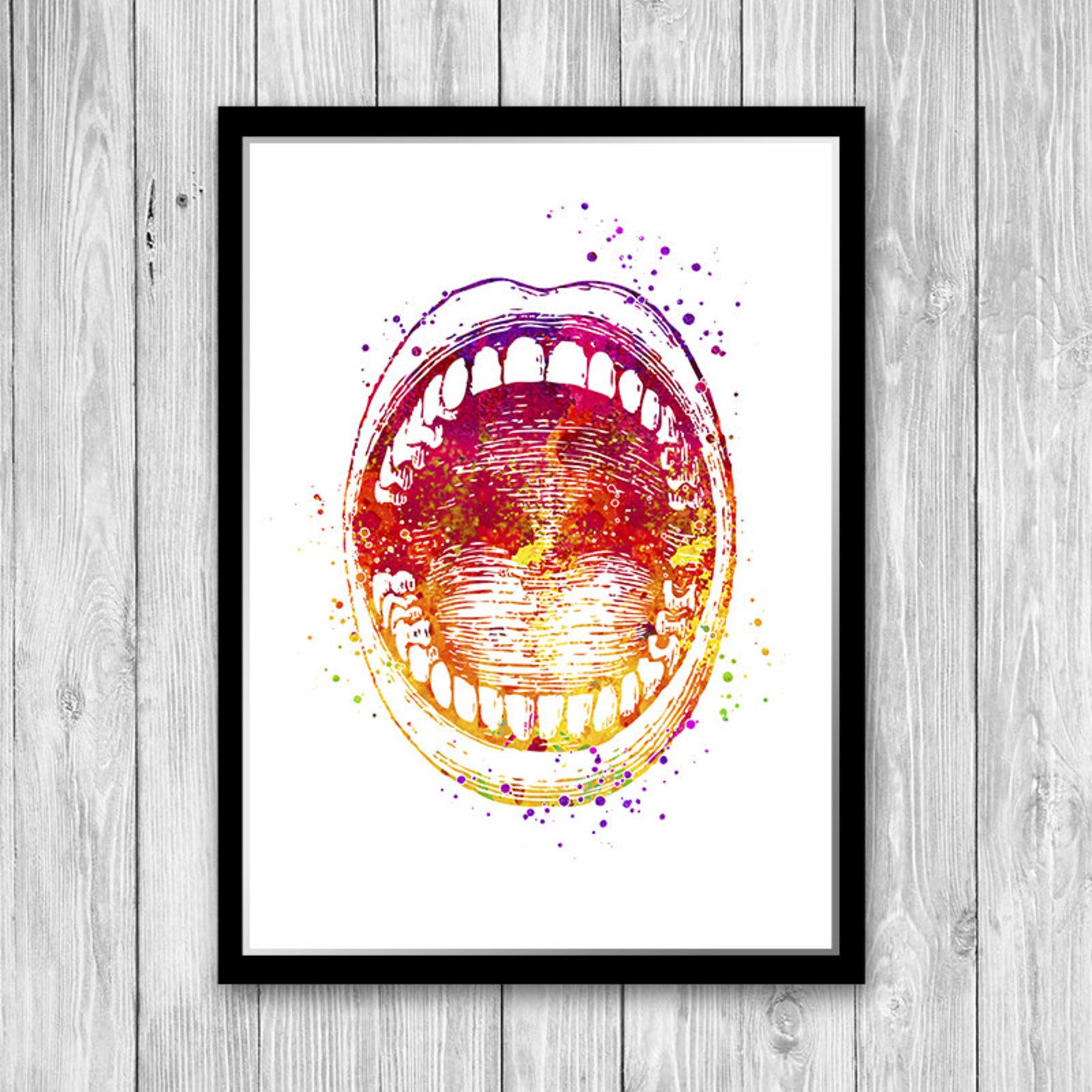 ENT Gifts ENT Art Set of 3 Medical Art Prints Ear Nose Throat | Etsy