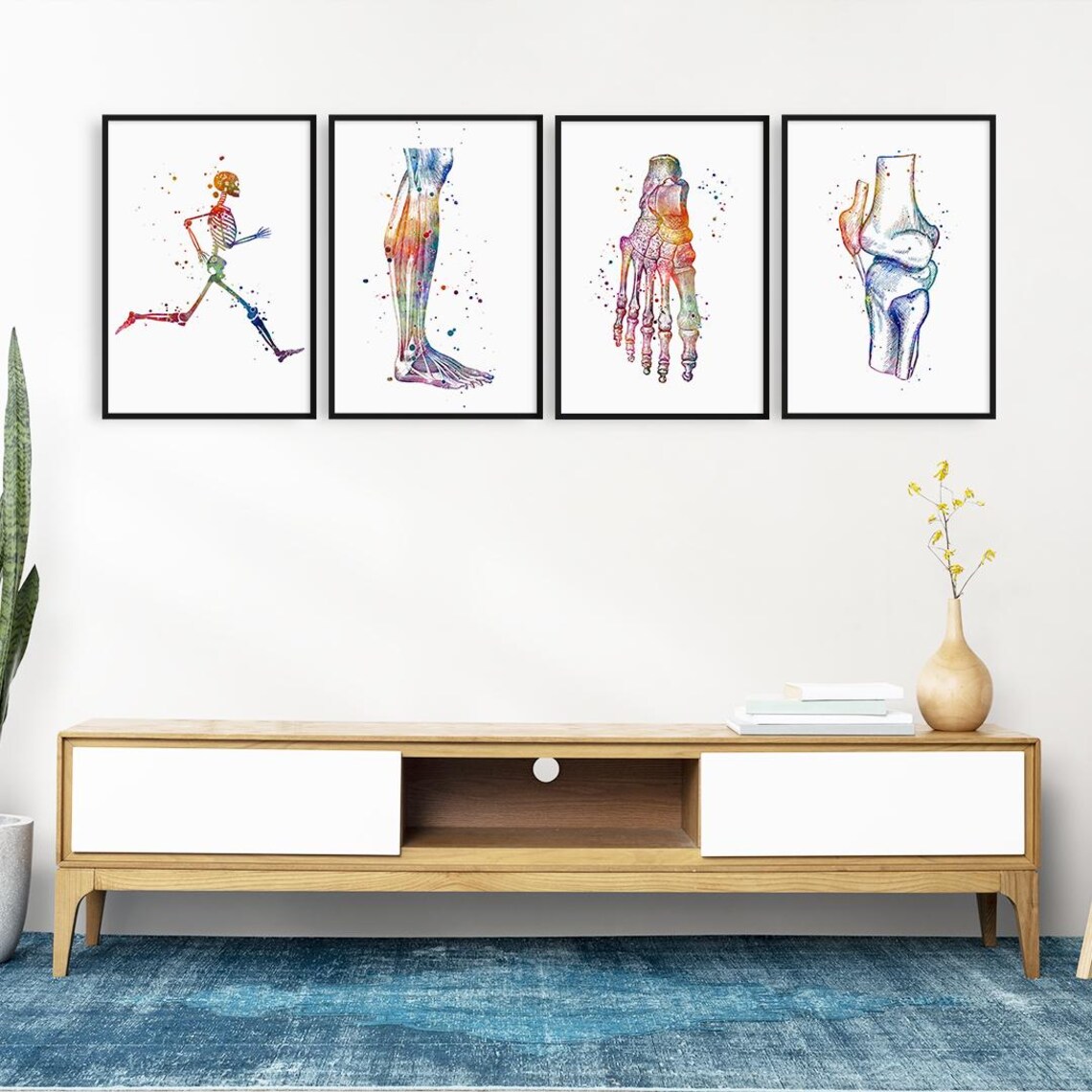 Physical Therapy Clinic Wall Art, Physiotherapist Office Decor ...