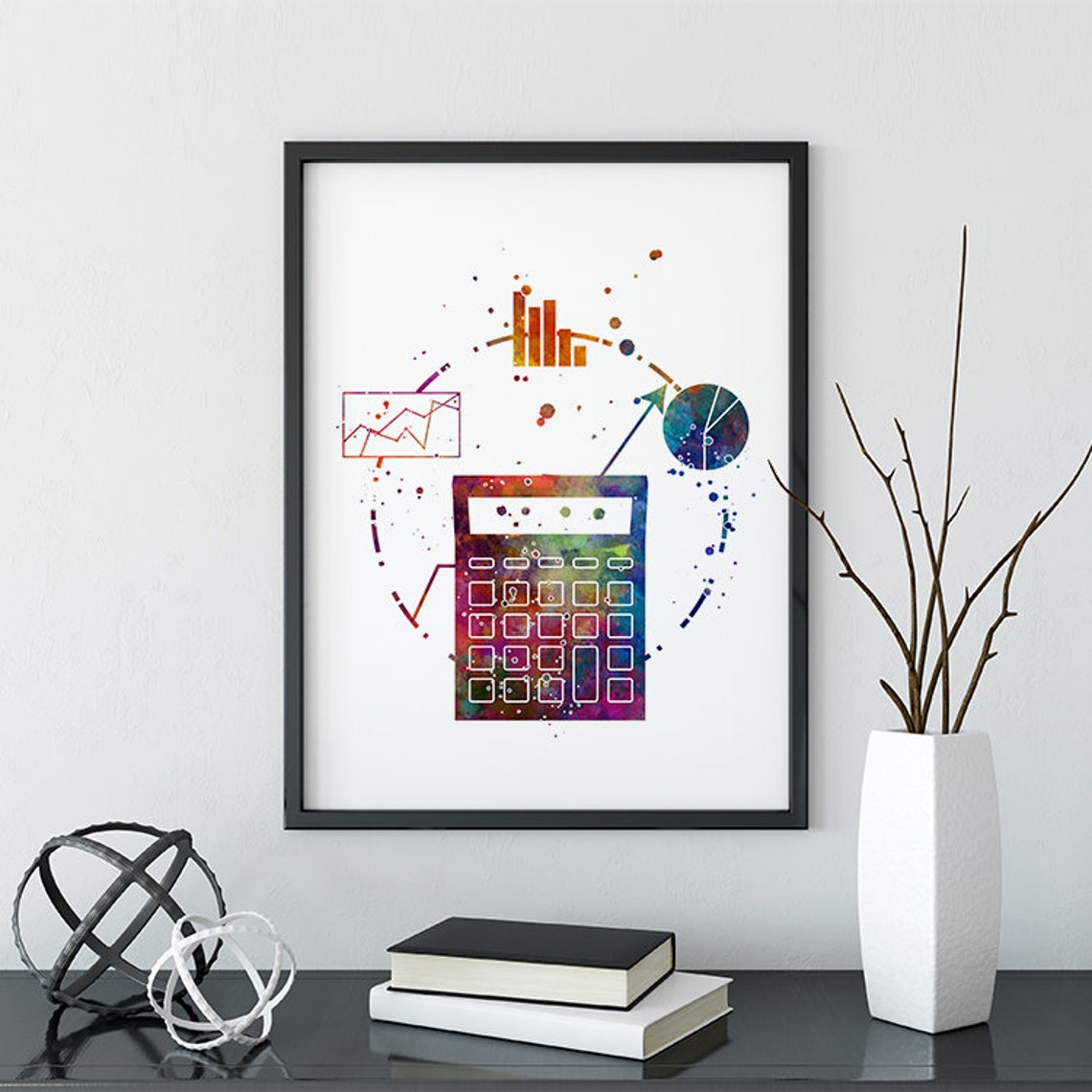 Accountant Wall Art Accounting Office Decor Bookkeeper Gift - Etsy