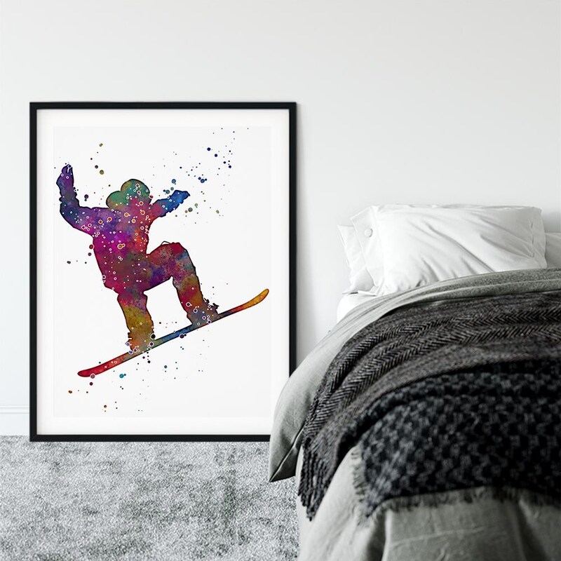 Snowboard Art - Etsy