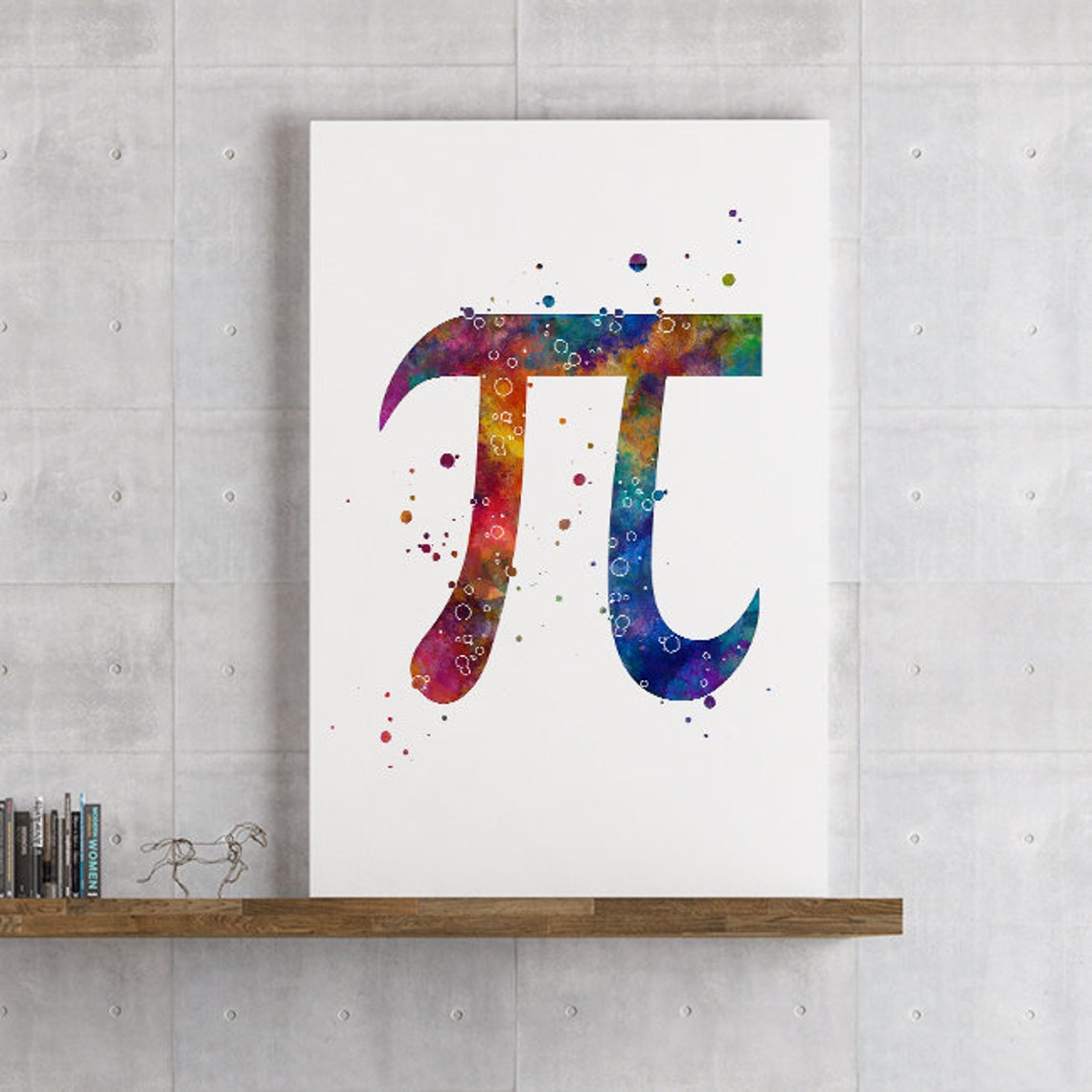 Pi Symbol Math Decor Mathematics Gift Mathematician Poster | Etsy