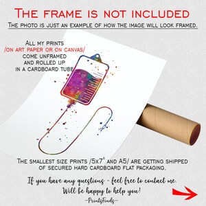 Intravenous IV Solution Bag Watercolor Print, Medical Art Poster ...
