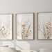 Boho Nursery Decor | Wildflowers Prints | Floral Baby Girl Nursery Wall ...