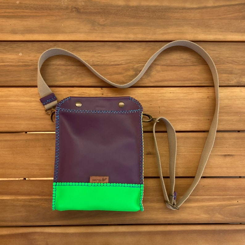 Personalized Messenger Bag, Handmade Leather Bag, Colorful Messenger ...