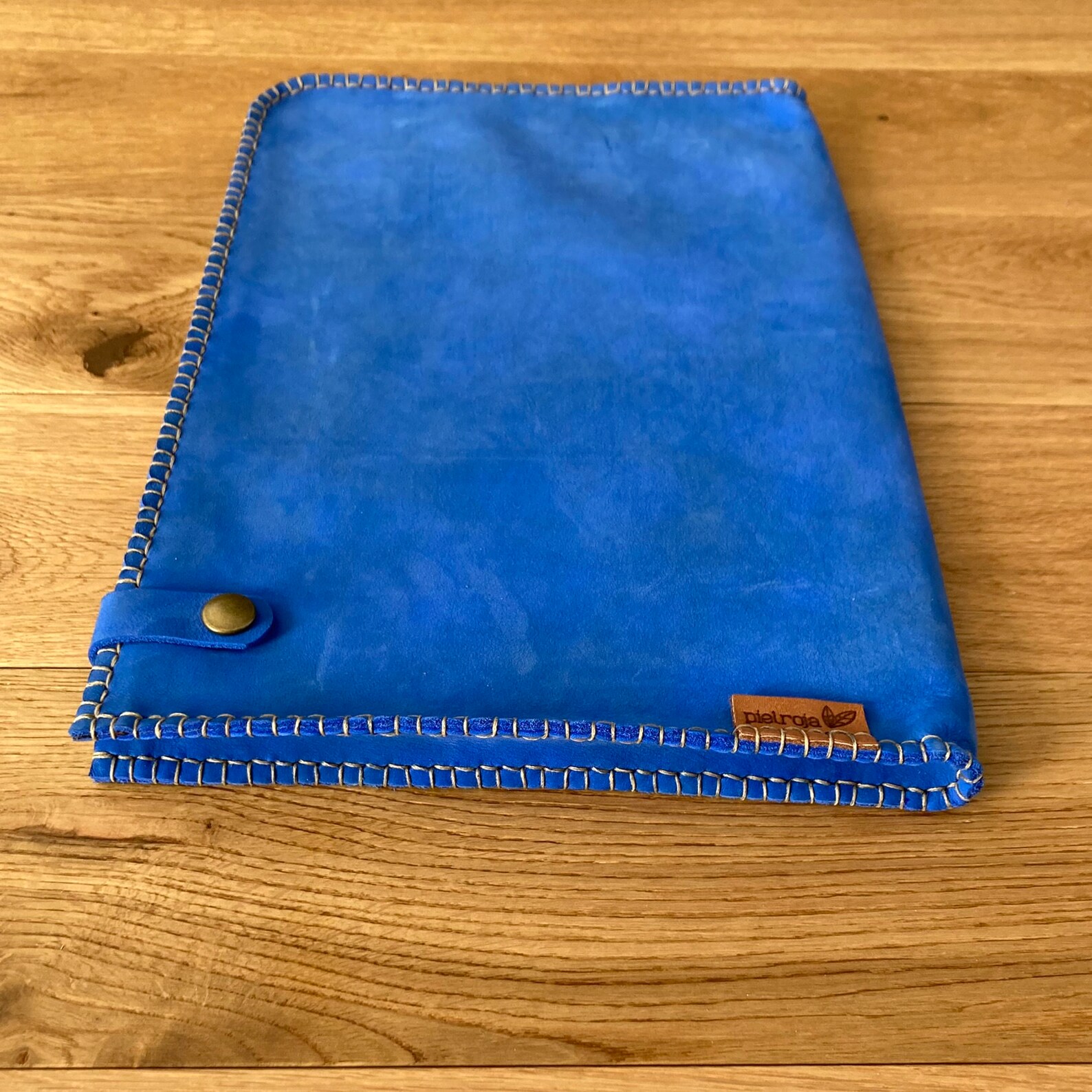 Blue Leather Portfolio Practical and Youthful - Etsy