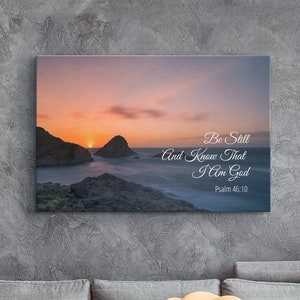 Bible Verse Canvas, Christian Wall Art, Framed Scripture Wall Decor ...