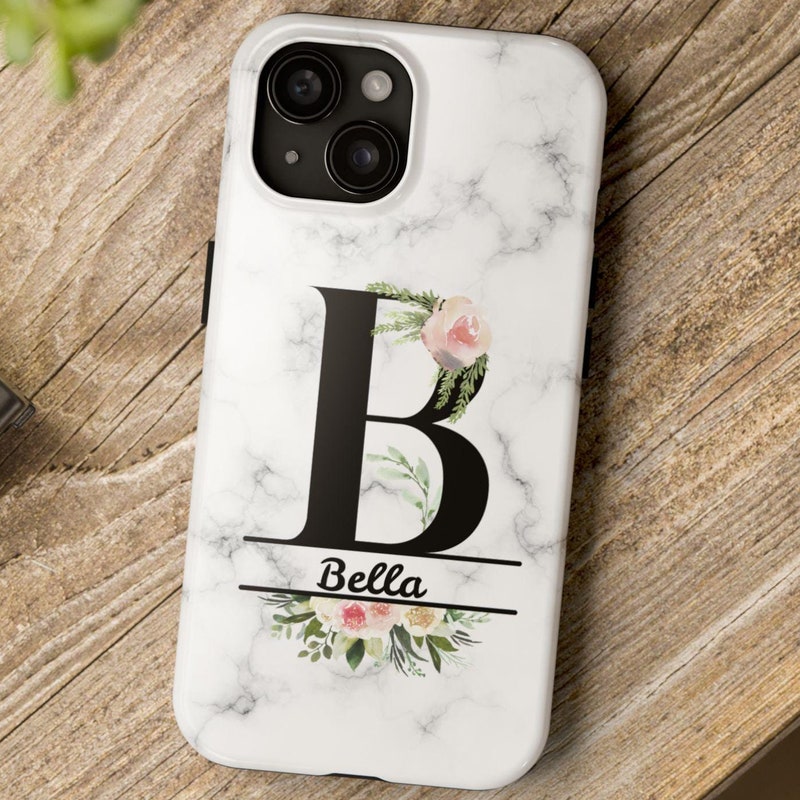 Monogrammed Phone Case - Etsy
