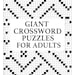 Digital Download 40 Printable Giant Crossword Puzzles for Adults, Large ...