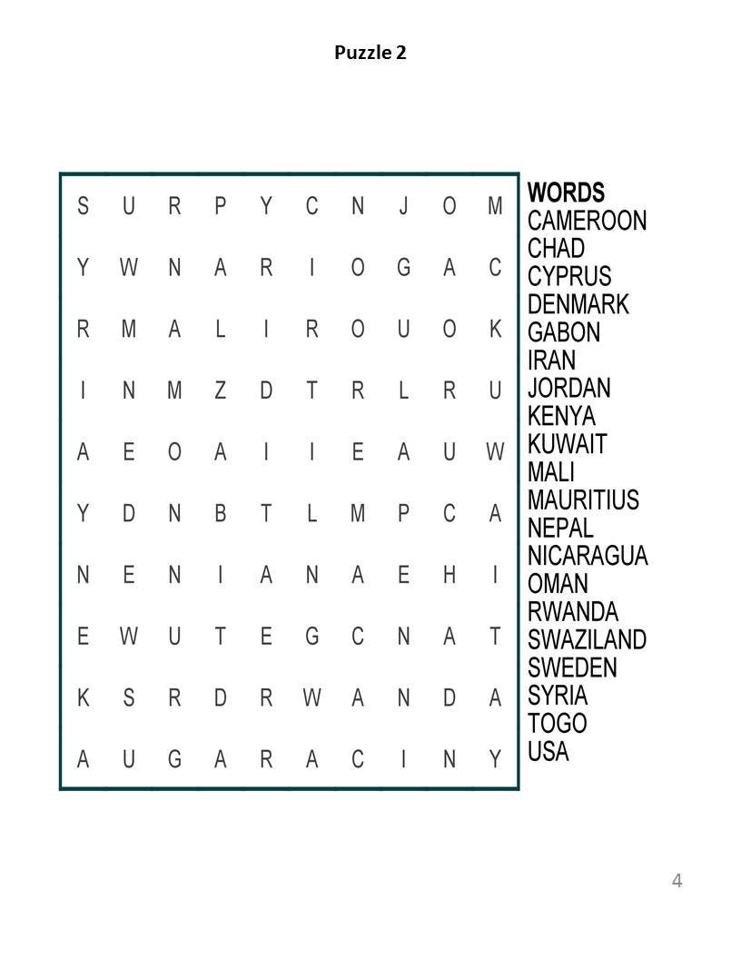 Digital Download 100 Printable Word Search Puzzles for Adults - Etsy