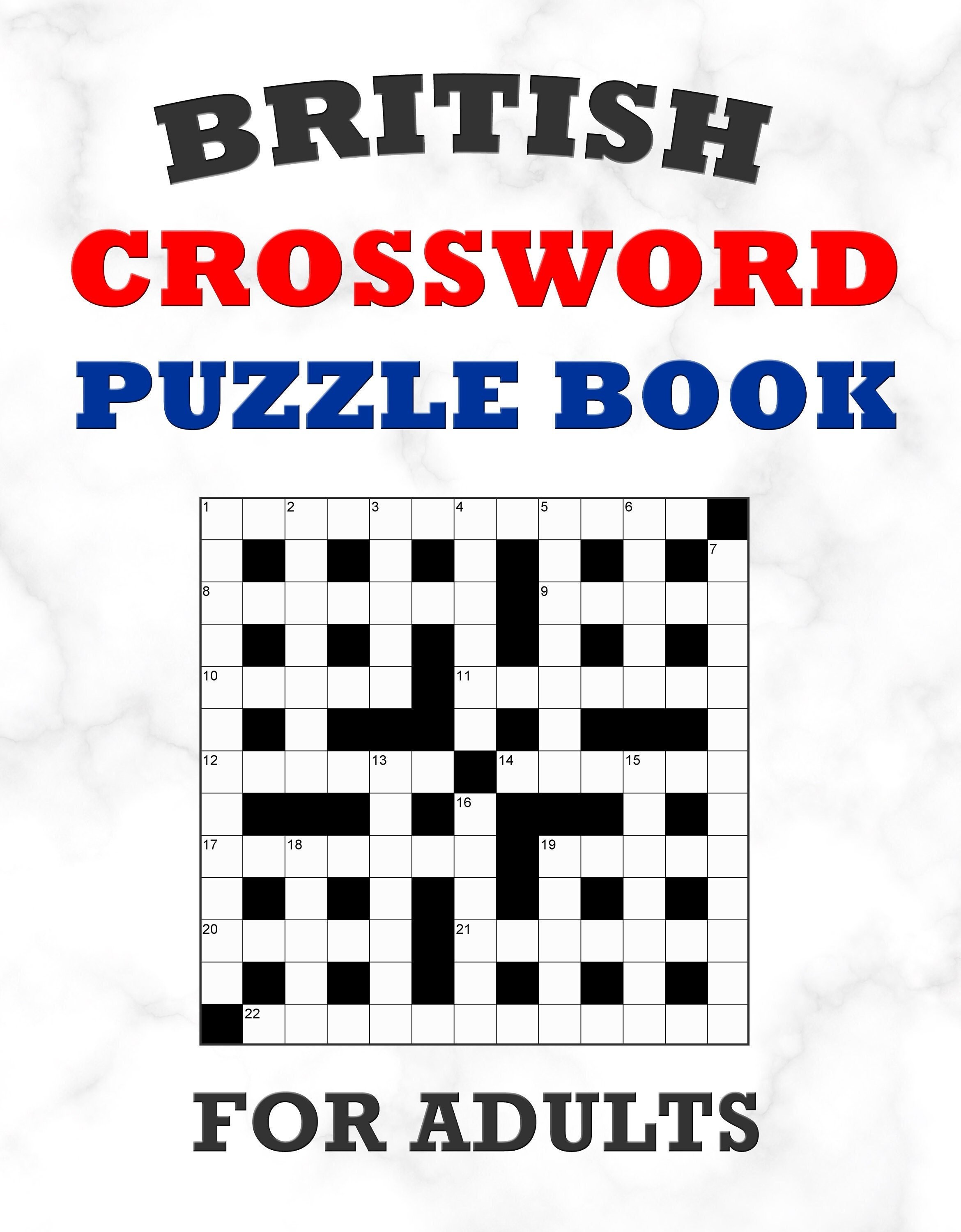 Digital Download 100 Printable British Crossword Puzzles for - Etsy