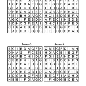Word Sudoku Puzzles for Beginners Digital Download , 100 Printable ...