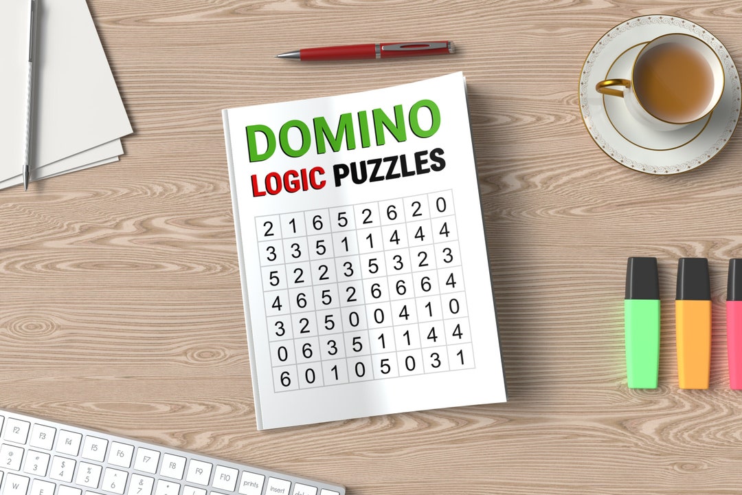 Domino Logic Puzzles for Kids & Adults, Printable PDF Digital Download ...