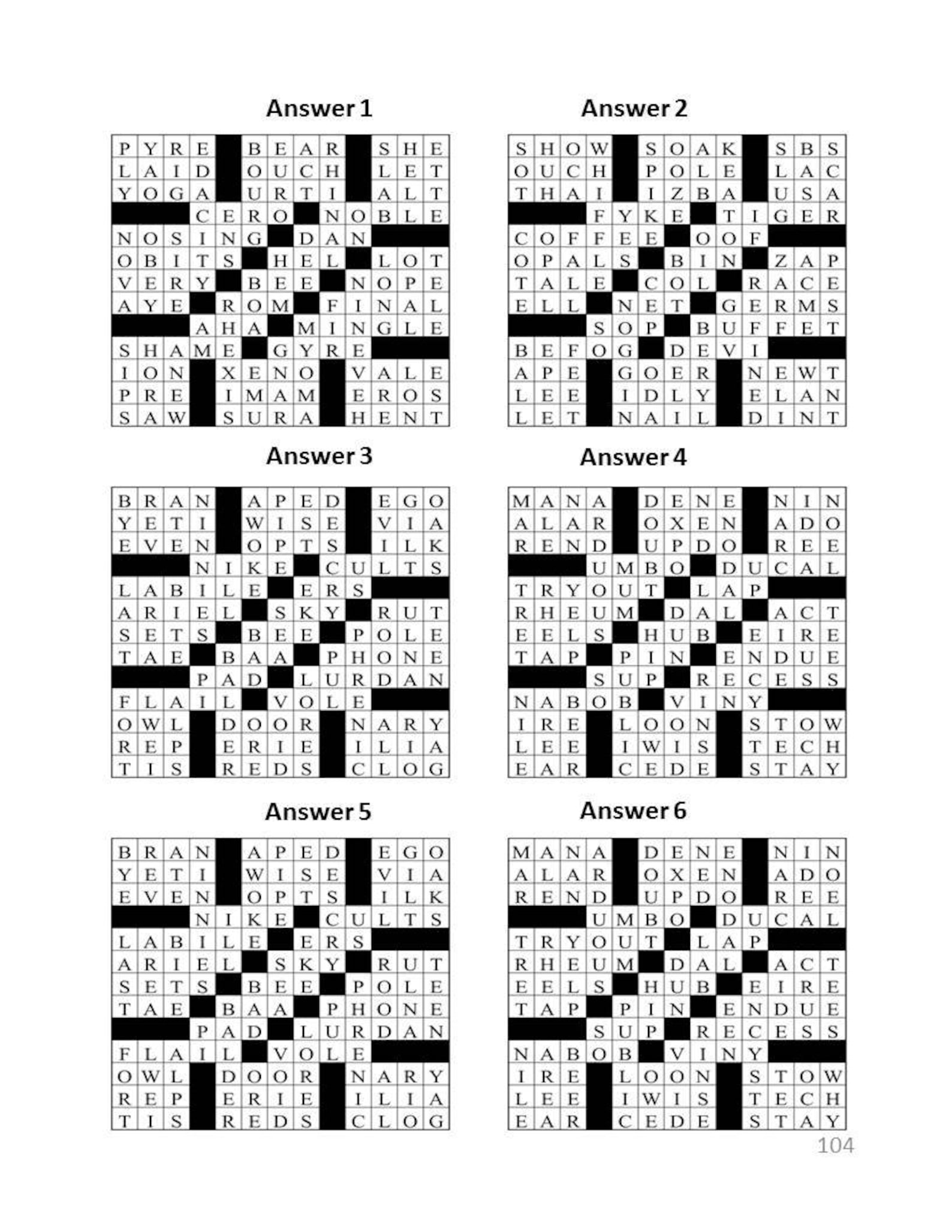 Digital Download 100 Printable Activity Puzzles For Adults & | Etsy