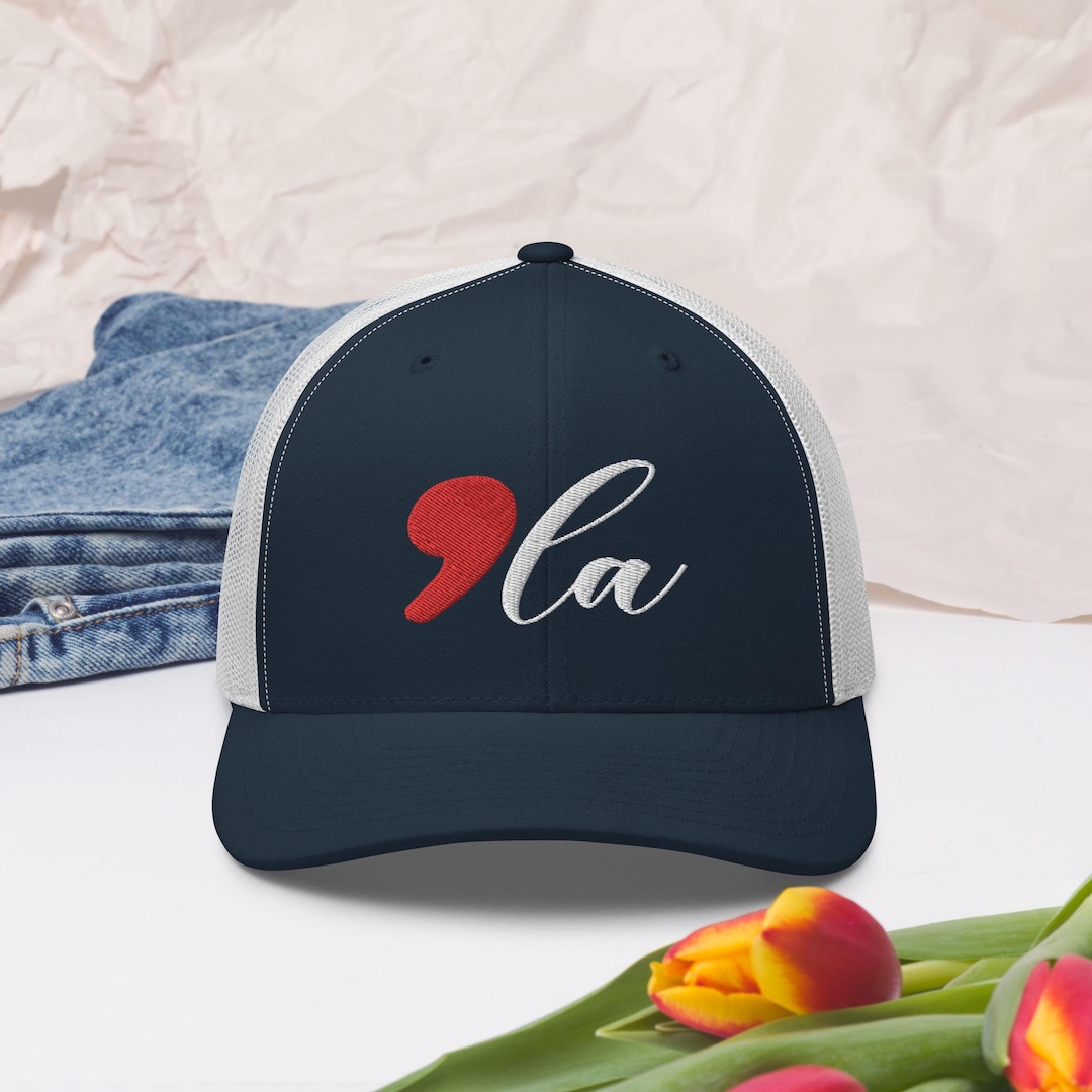 Comma La Hat, Kamala Harris for President 2024 Embroidered Cap, Funny ...