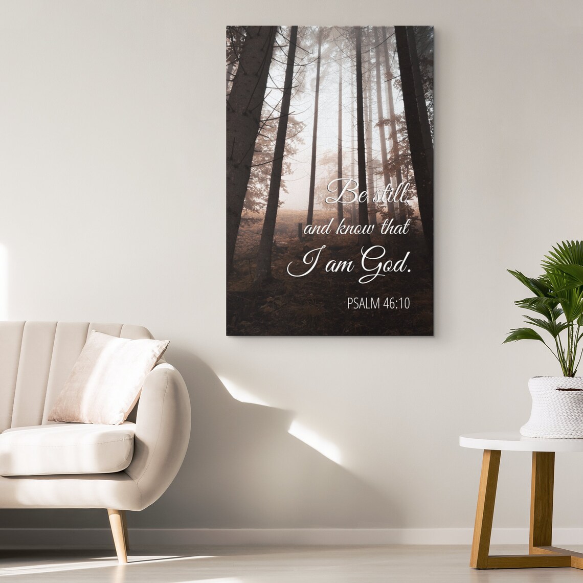 Christian Wall Art Bible Verse Canvas Scripture Quote Wall | Etsy